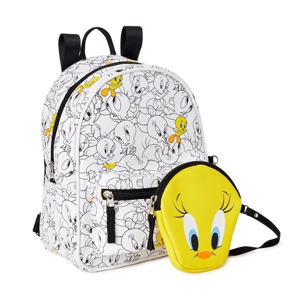 Warner Bros. | Bags | Looney Tunes Tweety Bird 5 Mini Backpack W ...